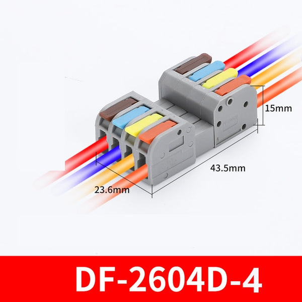 5PCS 32A Docking Mini Quick Wire Connector Universal Compact Electrica ...