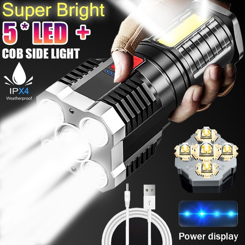 Five Nuclear Anti-explosion Powerful Flashlight Nitecore Lantern High ...