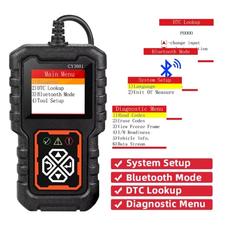 Automotive Fault Detection Device CY3001 OBD2 Reading Card Engine Dete ...
