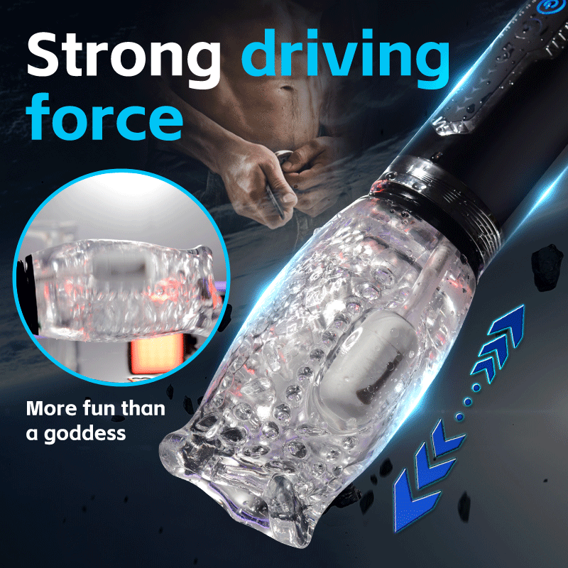 360°Rotating Retracting Automatic Male Stroker – 7 Vibrations & 5 Thru ...