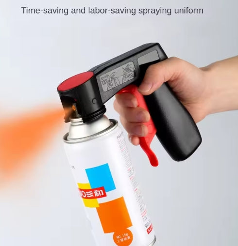 Paint Spray Grip Bottle Adapter Instant Aerosol Trigger Handle with Fu ...
