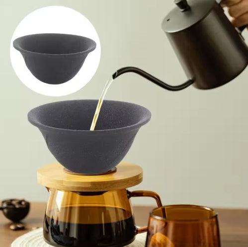 Ore Nonporous Coffee Tea Water Filter Funnel and Holder for Liquid Fil ...