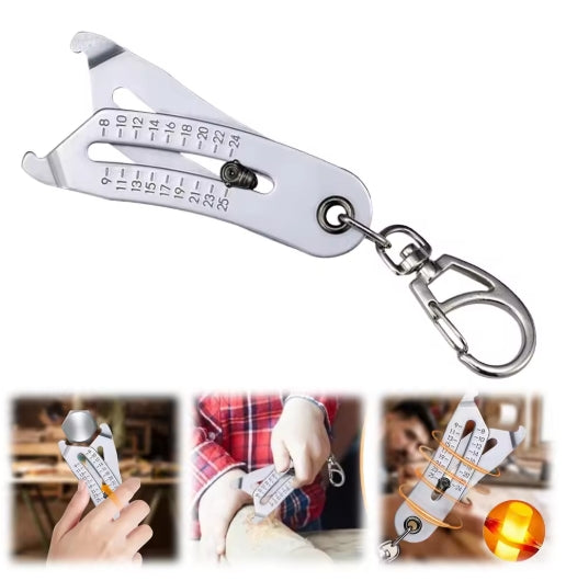 Bolt Size Finder Keychain Portable Thread Size Verification Tool Bolt ...
