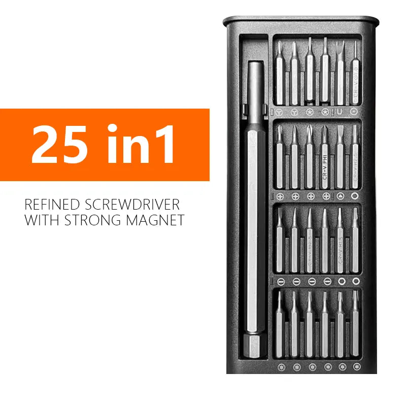25 In 1 Magnetic Multifunctional Precision Screwdrivers Kit Mobile Pho ...