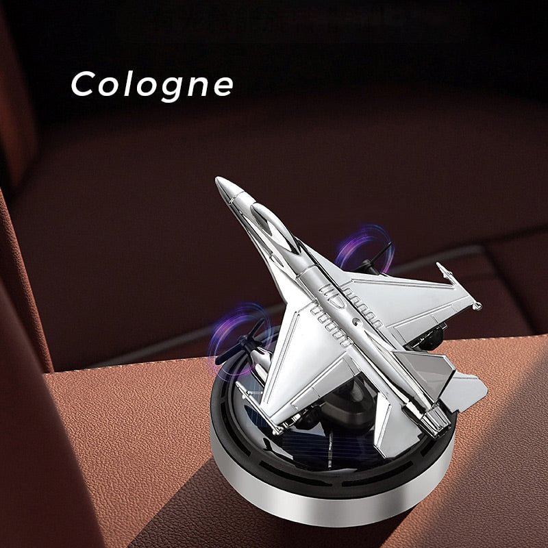 Airplane Solar Energy Rotating Car Air Freshener Scents Diffuser ...