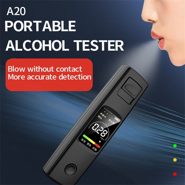 Alcohol Tester Professional Breathalyzer Alcotest With LED Display Dua ...