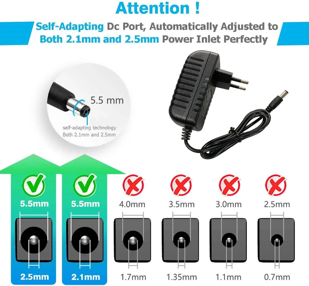 AC 110-240V DC 12V 15V 24V 1A 2A 3A 5A Universal Power Adapter Supply ...