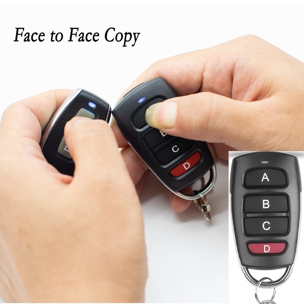 2PCS 4-in-1 433mhz Universal Copy Remote Key Control Gate Opener Contr ...