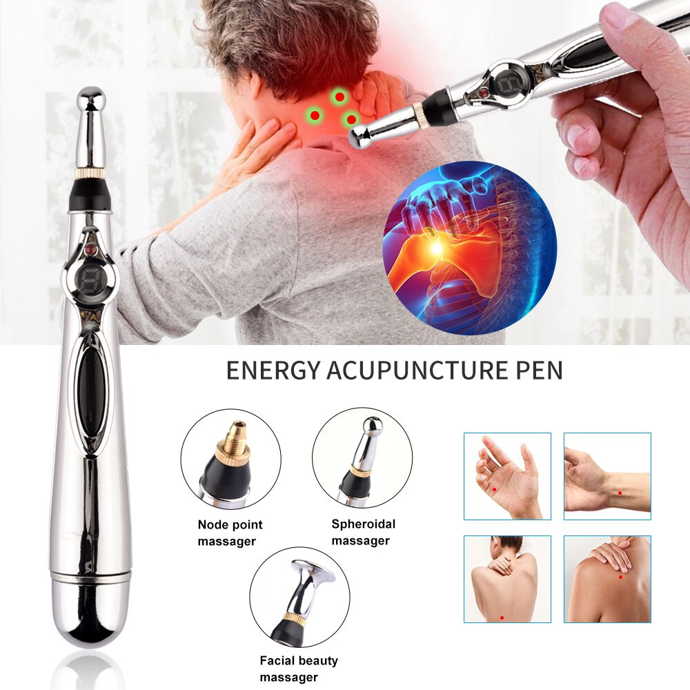 Laser Acupuncture Pen Impulse Electric Electromagnetic Acupuncture Pen ...