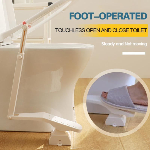 Universal Touchless Toilet Lid Lifter Anti-dirty Foot-operated Toilet ...