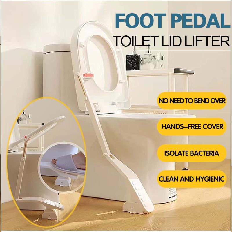 Universal Touchless Toilet Lid Lifter Anti-dirty Foot-operated Toilet ...