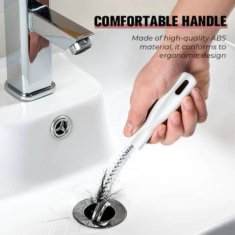 2Pcs Sink Cleaning Hook Cleaner Sticks Clog Remover Sewer Dredging Spr ...
