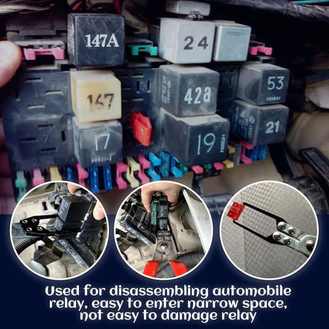 Car Relay Disassembly Pliers Relay Fuse Puller Remover Alloy Steel Rel ...