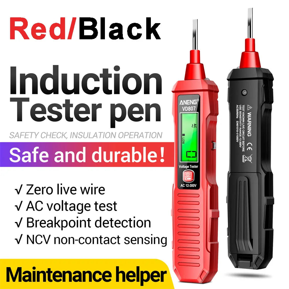 Digital Voltage Detectors Electric Tester Pen AC 20~1000V Portable Scr ...