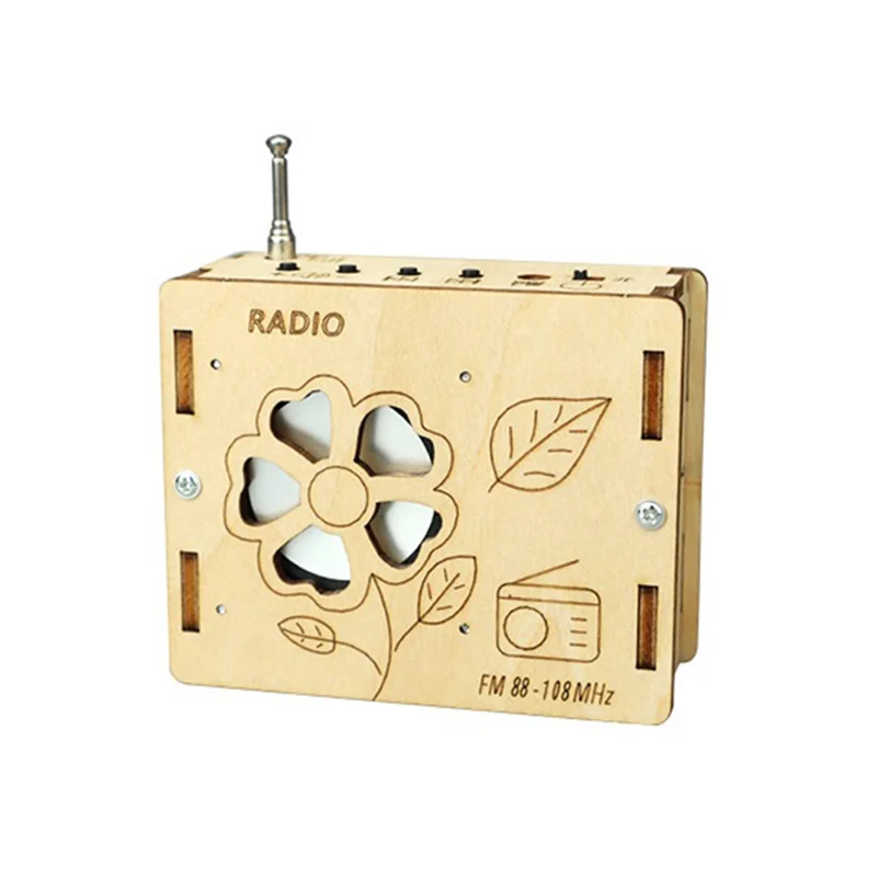 Handcrafted DIY FM Radio Wooden Model kit – usadino