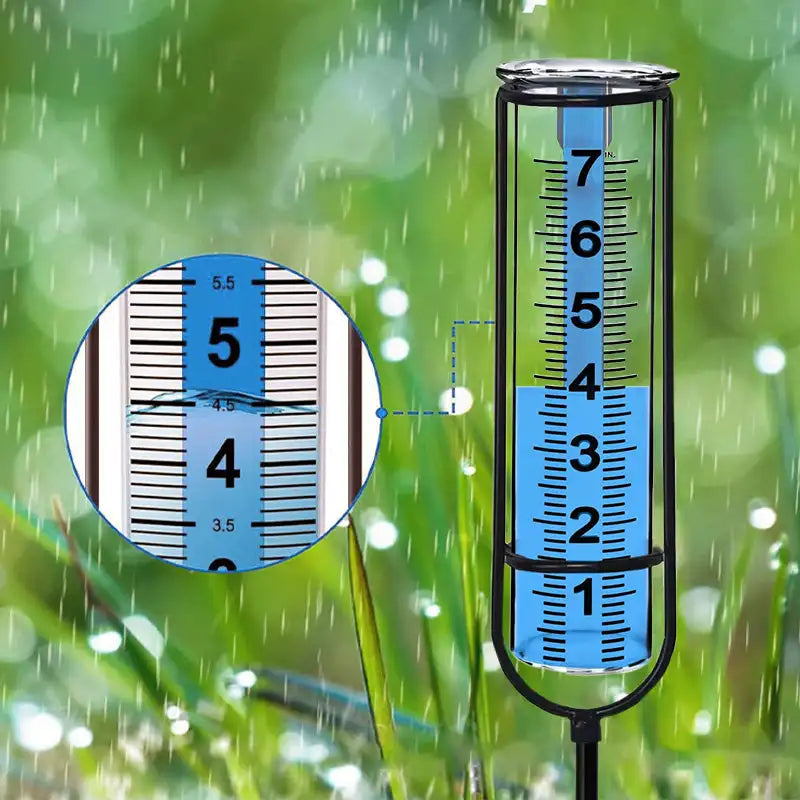 Rain Gauge Rain collector outdoor Garden simple rain watch Rain Water ...