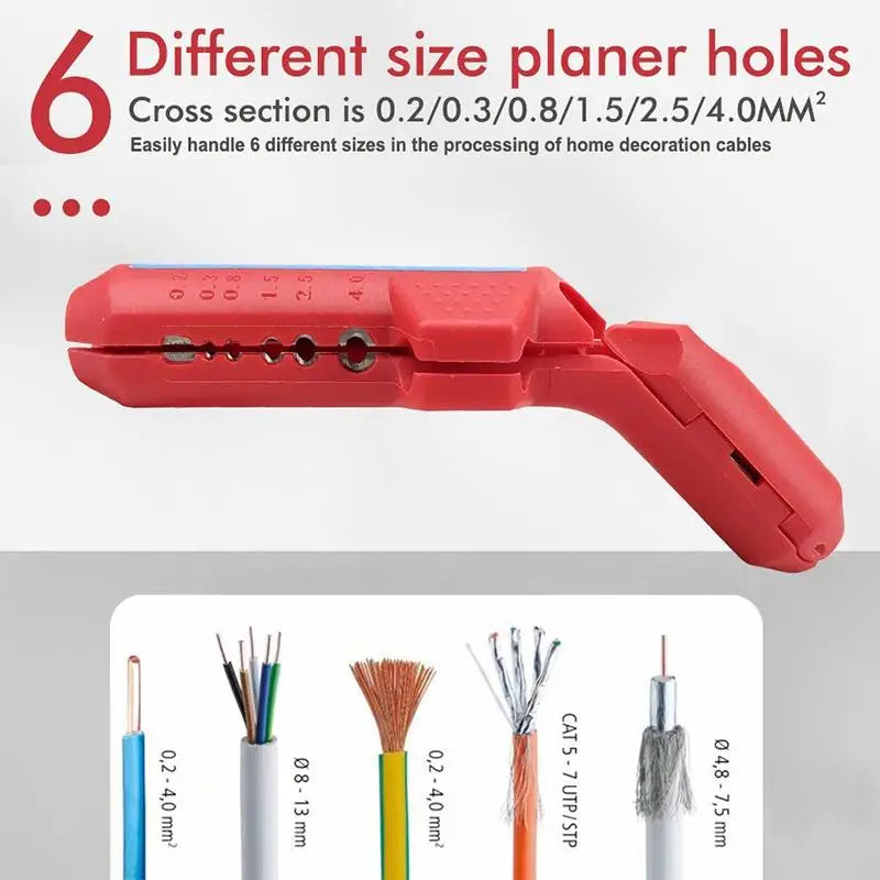 Multi Functional Cable Stripping Tool Portable Curved Handle Wire Stri ...