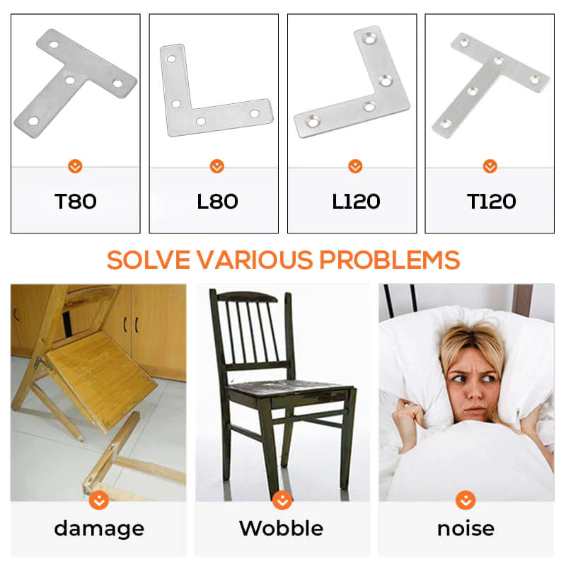 5PCs Fixing Bracket For Corner Plate Connection Corner Stealth Speed B ...