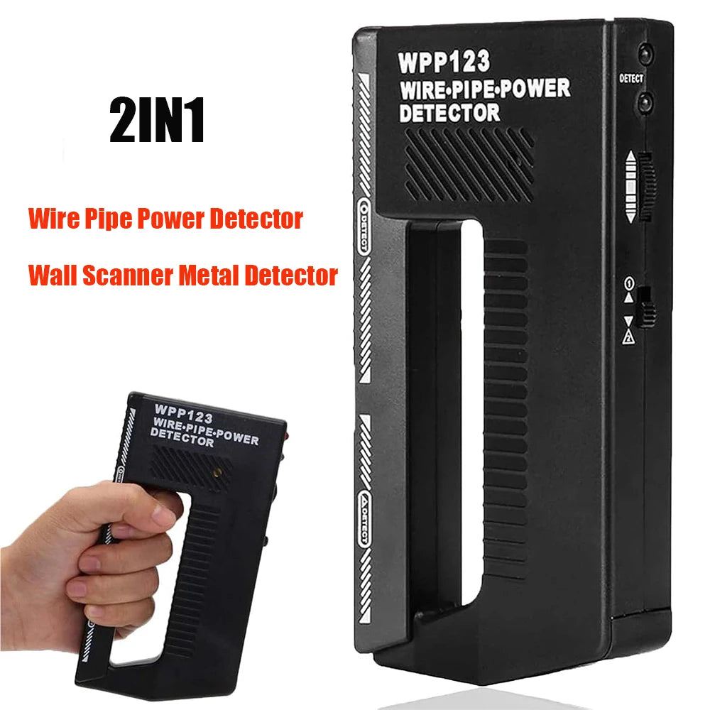 Metal Detector 2 in 1 Wire Pipe Power Detector Wall Scanner High Sensi ...