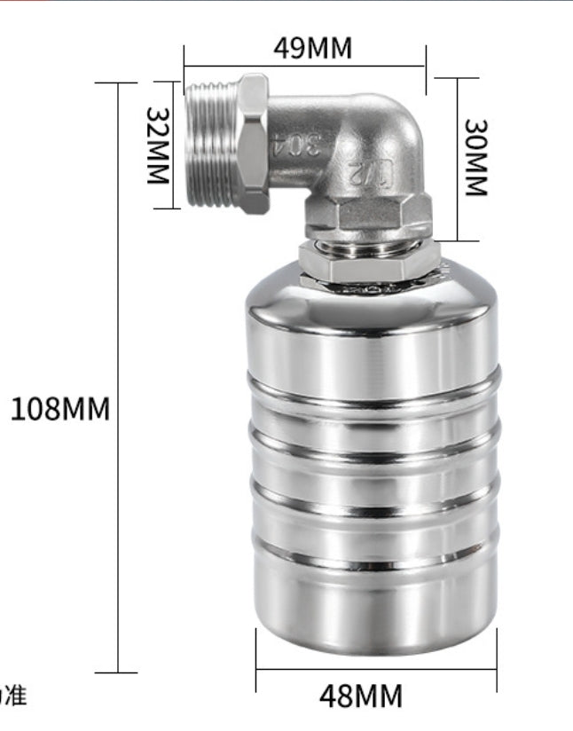Floating Ball Valve Automatic Water Level Control Valve Stainless Stee ...