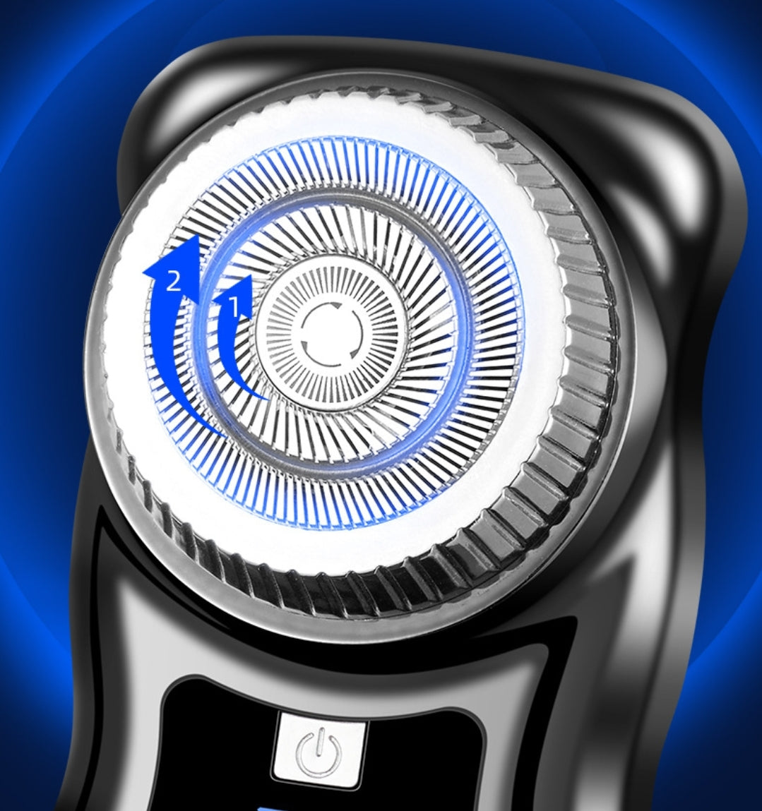 Mini Men's Electric Shaver with LED Digital Power Indicator Waterproof ...