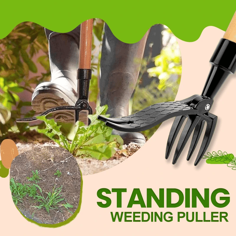 Standing Weeding Puller Metal Weed Puller Head Garden Lawn Root Remove – usadino
