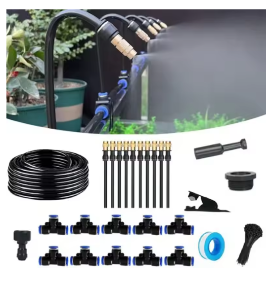 5M-20M Drip Irrigation Kit 360° Curved Garden Automatic Irrigation Sys ...