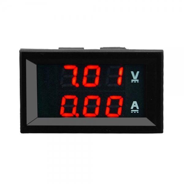 0.28 Inch Dual Display Red LED Panel Voltmeter 4.5-30V Digital Volt Me ...