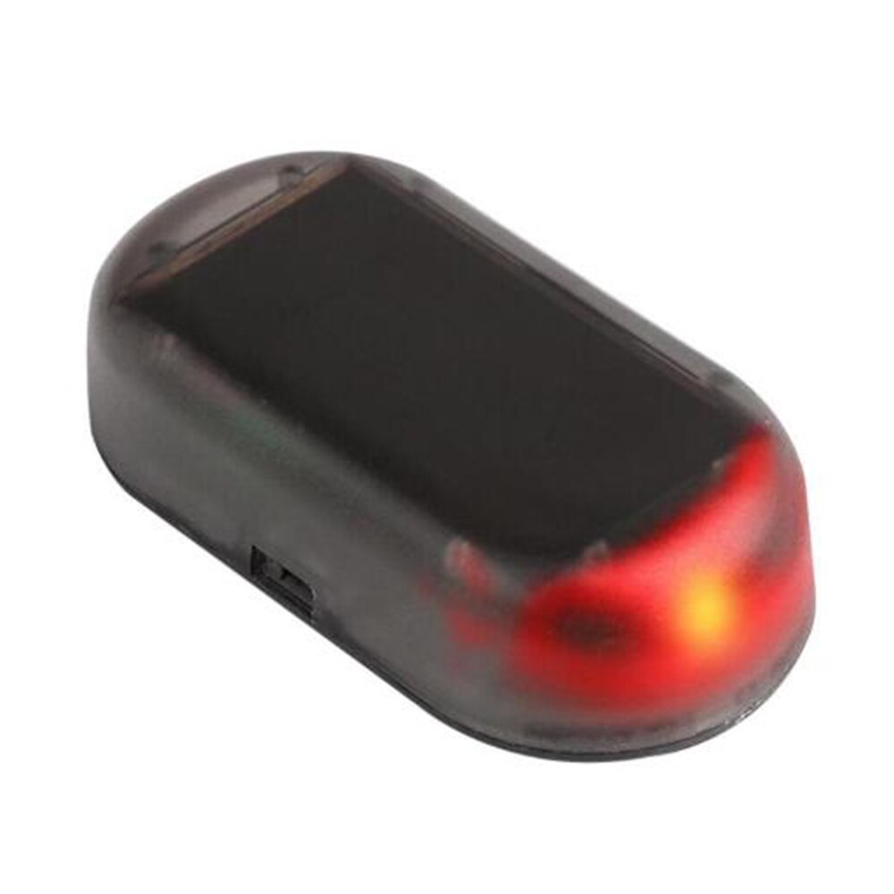 Solar power Anti-theft Car Flashing LED Fake Alarm – dinoinbox