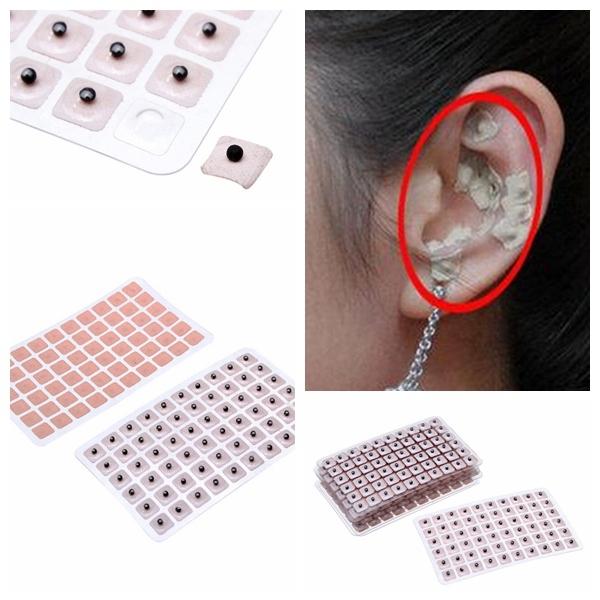 10 Sheets Ear Massage Cowherb Seed Bead Auricular Acupuncture Point Ma ...
