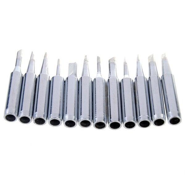 12pcs 900M-T Series Solder Iron Tips for Electronic Soldering Iron we ...
