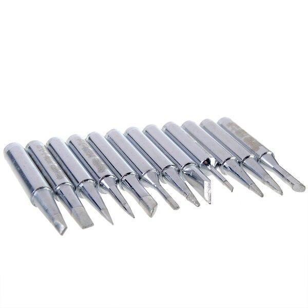 12pcs 900M-T Series Solder Iron Tips for Electronic Soldering Iron we ...