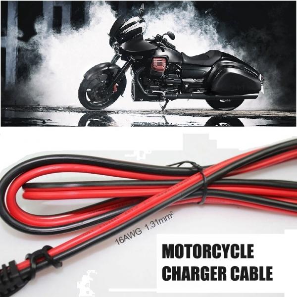 2 Pcs SAE Charge Cable Battery Charger Quick Disconnect Plug to 12V Ri ...