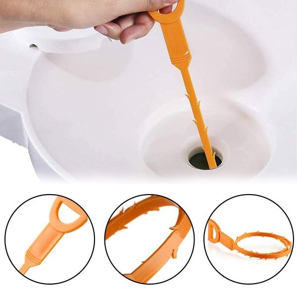 3pcs 20 Inch Hair Sewer Dredge Device Anti Clogging Removal Tools for ...