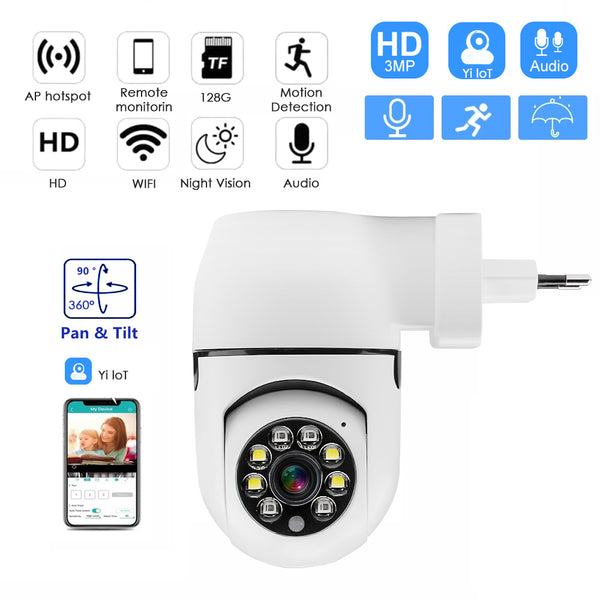 1080P Surveillance MINI WIFI Camera Yilot AUDIO Smart Home Security Pro ...