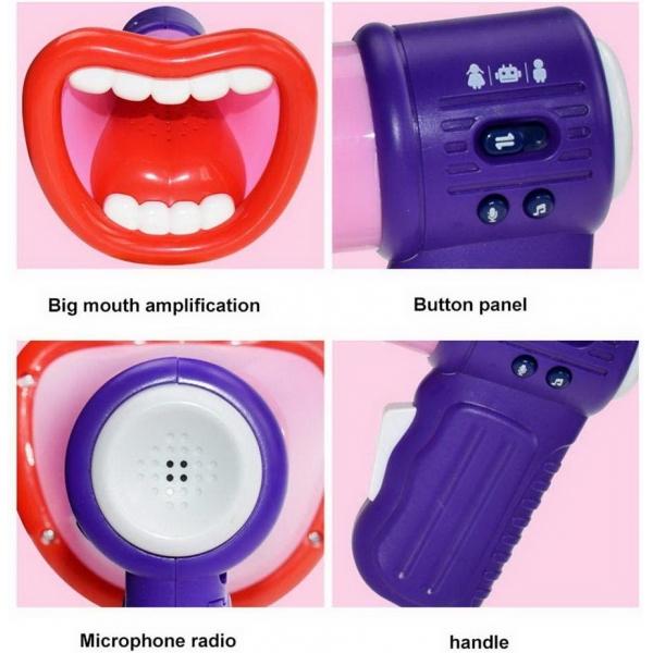 3-Modes Funny Megaphone Voice Changer Handheld Loudspeaker Party Toy ...