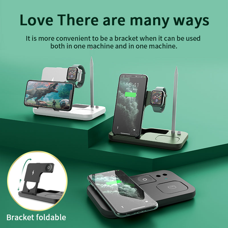 4 in 1 Wireless Charger Induction Charger Stand – dinoinbox