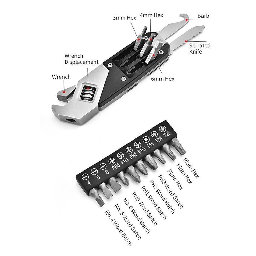 Folding Hex Wrench Stainless Metal Allen Wrench Set Hexagonal Screwd ...