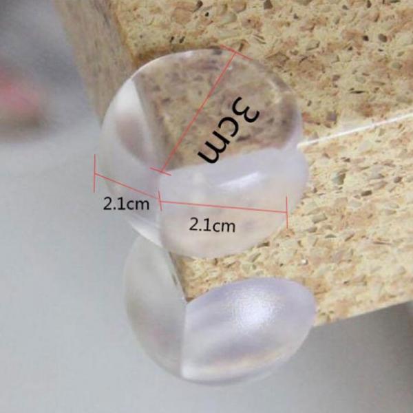 5pcs Ball-shaped Kids Safety Corner Protector PVC Desk Table Gurad Edg ...