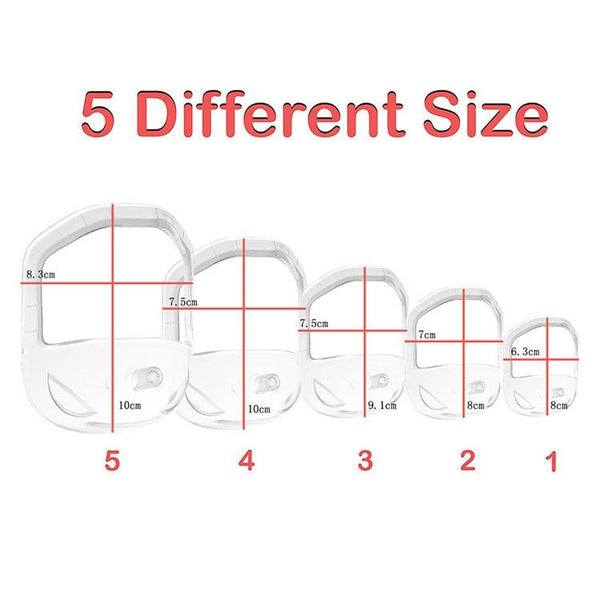 5pcs Men Mustache Shaper Having Template Shaper Men Goatee Beard Guide ...