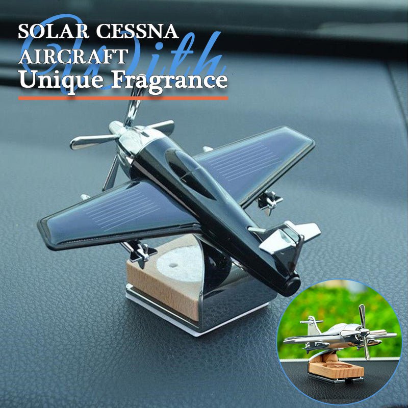 Solar Cessna Aircraft With Unique Fragrance Car Dashboard Perfume Deco ...