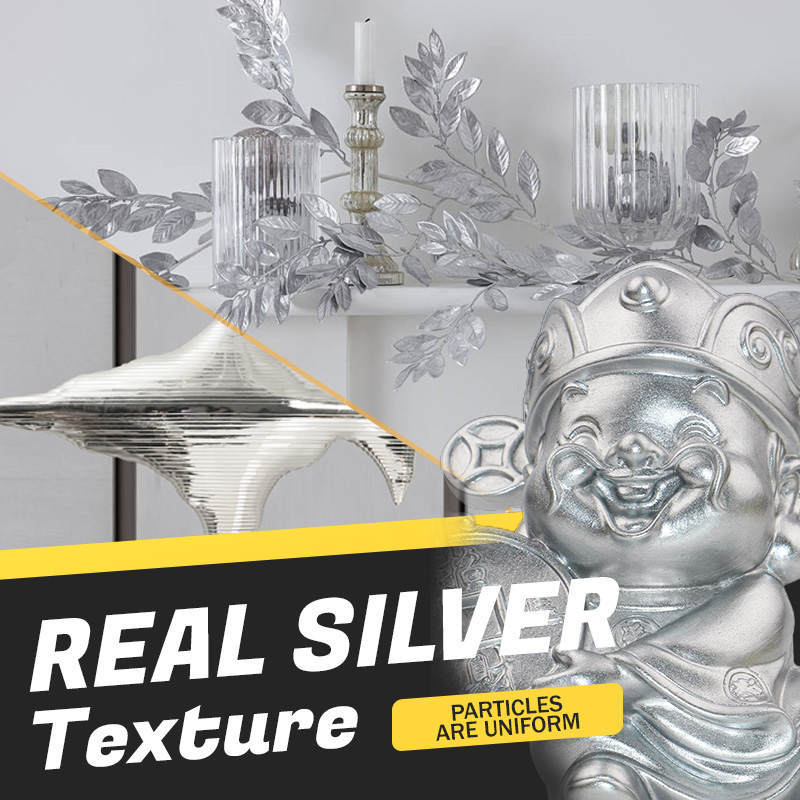 100g/350g Anti-corrosion Anti-rust Water-based Silver Foil Paint Metal ...