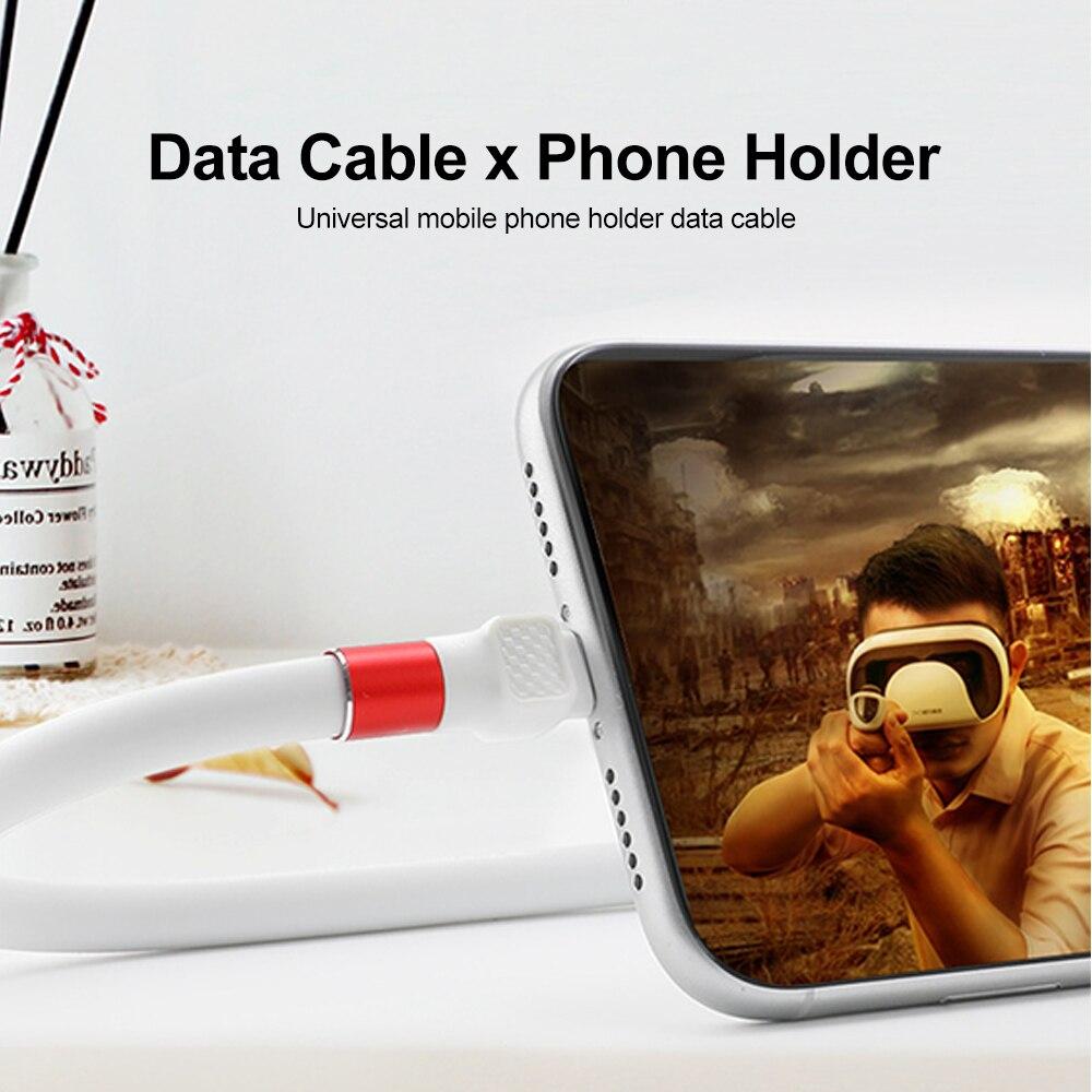 1.2m Fast Charging Universal Mobile Phone Holder Data Cable Multifunc ...