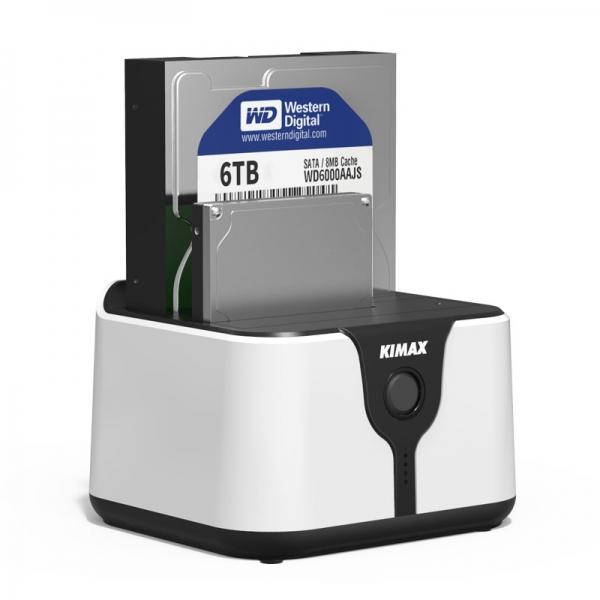 Blueendless 2-Bay 4TB Dual SATA 2.5inch/3.5inch HDD SSD Docking Statio ...