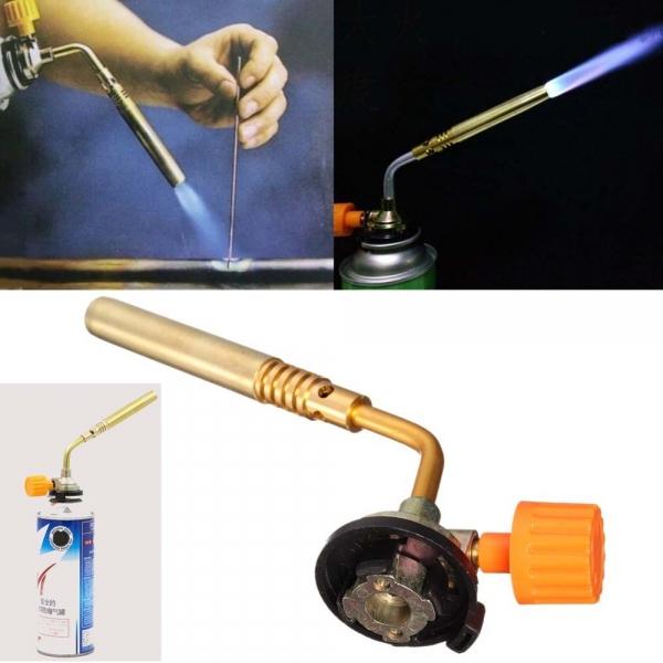 Brass Butane Gas Blow Torch Flamethrower Burner Tool Flame Gun – usadino