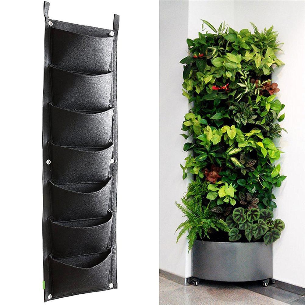 Greenhouse Felt Vertical Planter Garden Wall Mounted Root Garden Grow ...