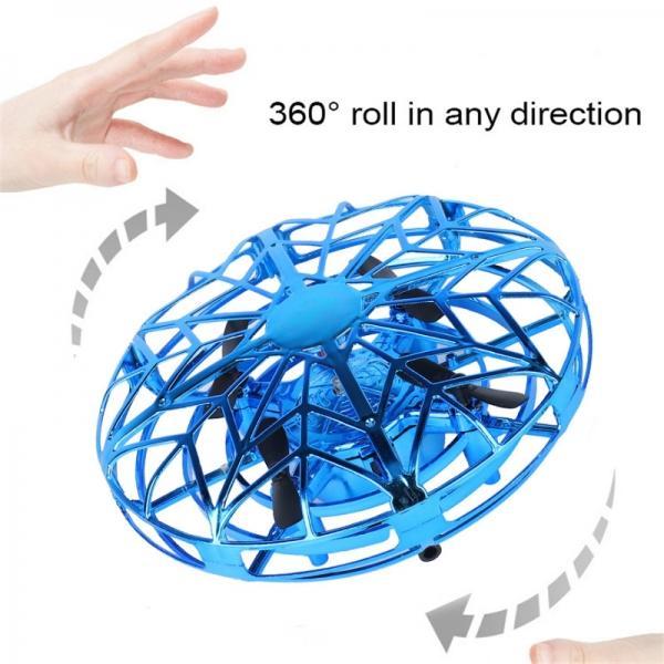 Hand-Controlled Infrared Induction UFO Mini Drone Ball Flying Aircraft ...