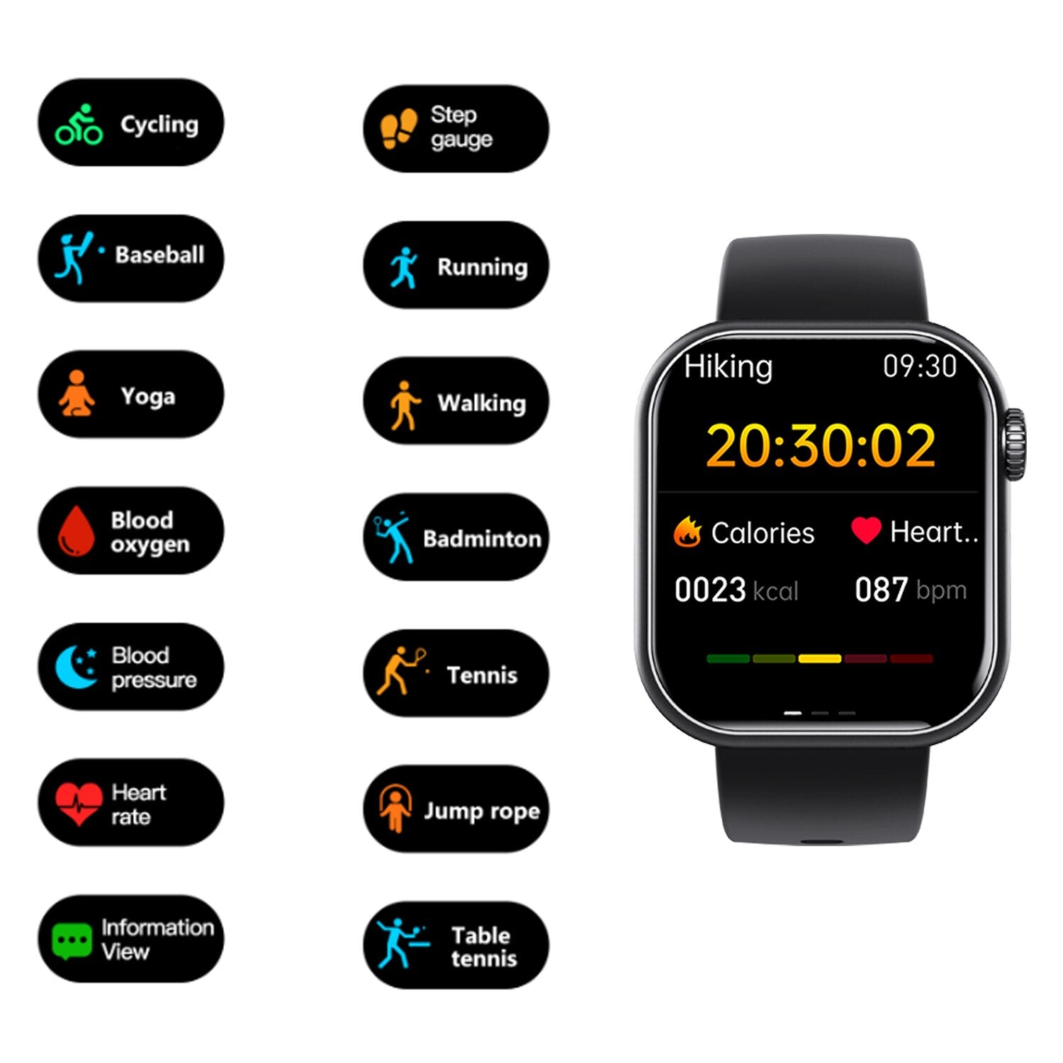 F57 Bluetooth Call 1.91 Inch Smart Watches Blood Glucose Heart Rate T ...