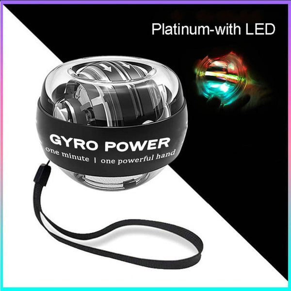 LED Gyroscopic Powerball Autostart Range Gyro Power Wrist Ball Arm Han ...