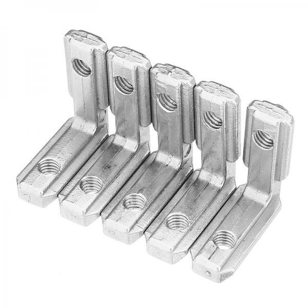 LJ20 5pcs T Slot L Shape Inside Corner Connector Joint Bracket for 202 ...